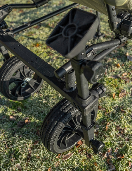 KORUM TRANSPORT ACCESSORY CHAIR TWIN WHEEL BARROW KIT S23